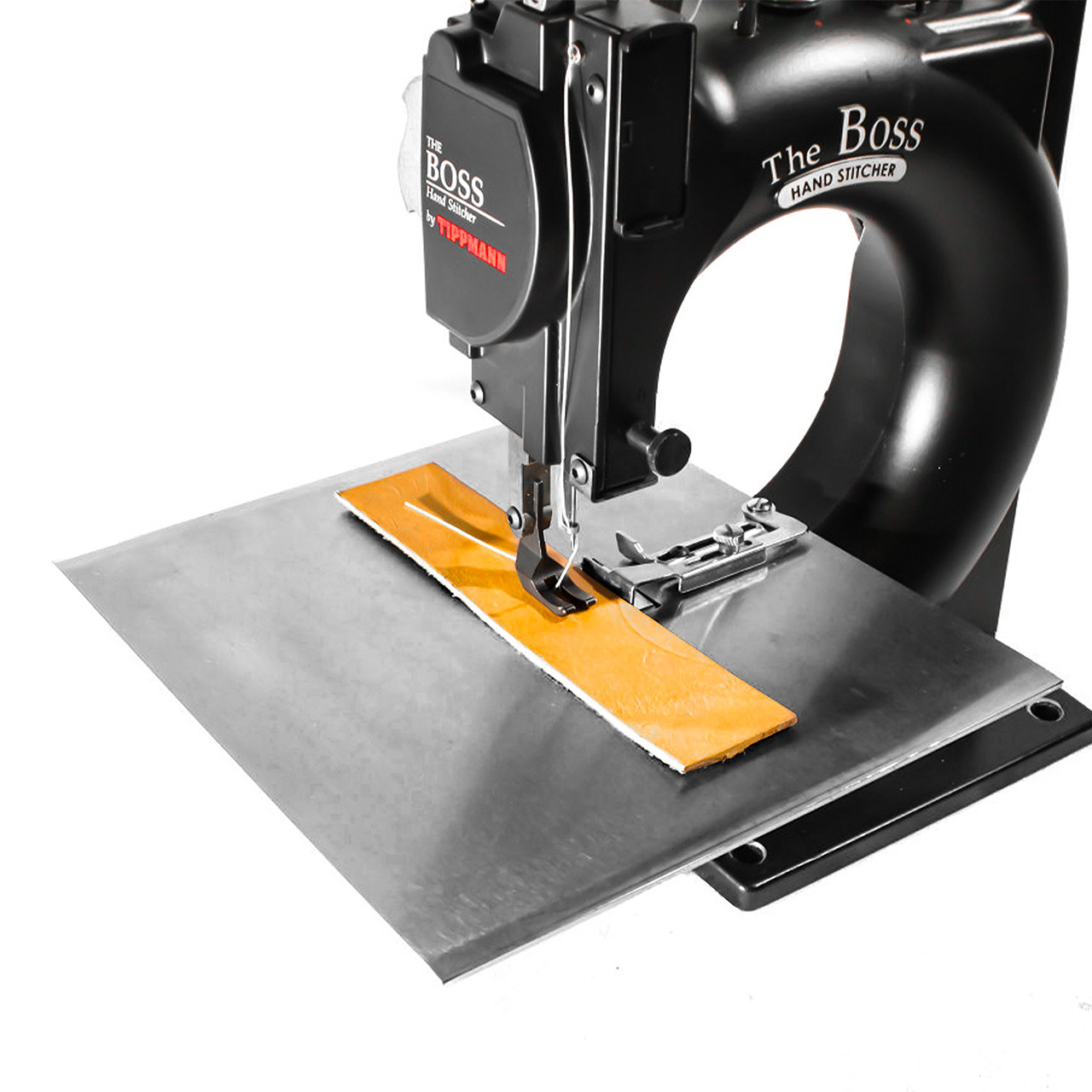 The Boss Sewing Machine with Flatbed Attachment