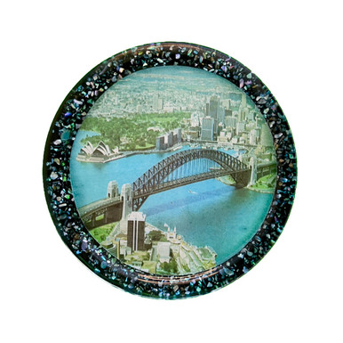 Sydney Harbour Opal & Resin Coasters