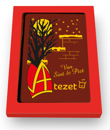 LOGO TABLO, 150 GR. melk Sinterklaas chocolade tablet - Sintpresentje ...