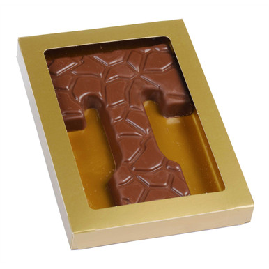 SCHILDPAD LETTER "T" MELK, 175 GR. Chocoladeletter - Sinterklaas ...