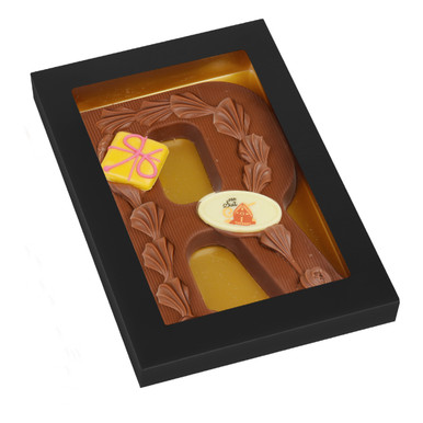 Chocoladeletter R bestellen | Hand gedecoreerd | Tezet