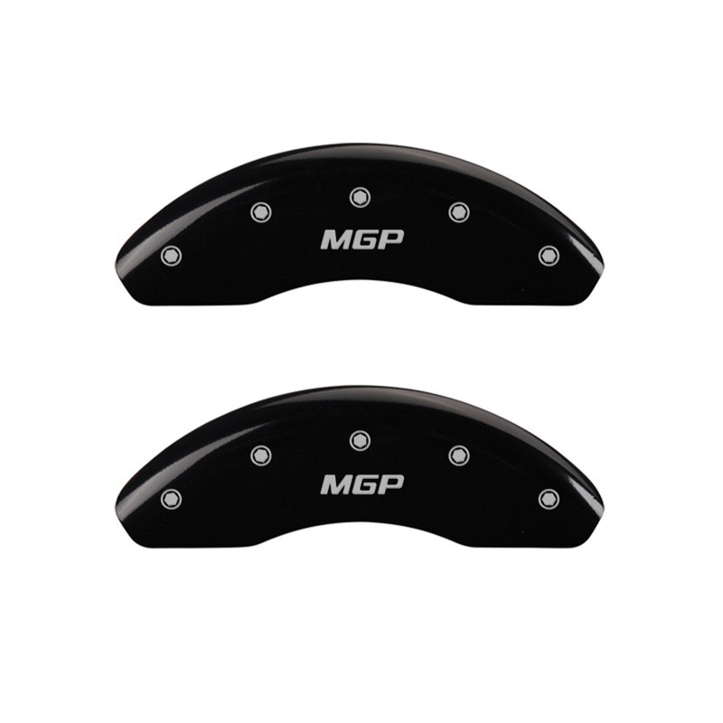 Get MGP Front set 2 Caliper Covers Engraved Front MGP Black finish ...