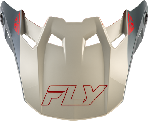 FLY RACING Formula CC Glide Visor Black/Red/Grey Medium/Large ...