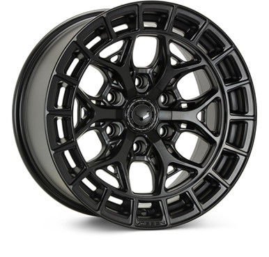 Vossen HFX-6 22x12 - 6x139.7 - ET-44 - Ultra Deep - 106.1 - Satin Black ...
