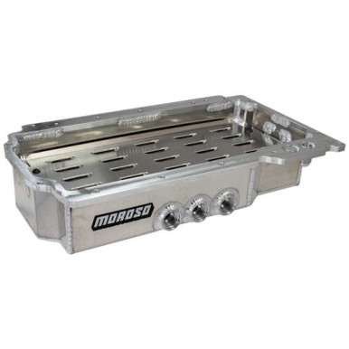 Moroso GM LV1/LV3 V6 Road Race 3 P/U Dry Sump Aluminum Oil Pan - 21170 ...