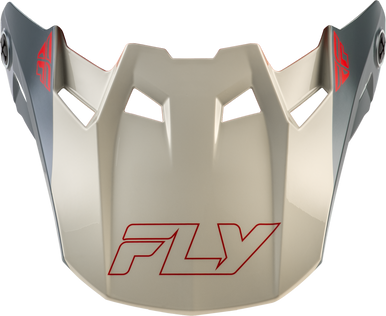 FLY RACING Formula CC Glide Visor Black/Red/Grey Medium/Large ...