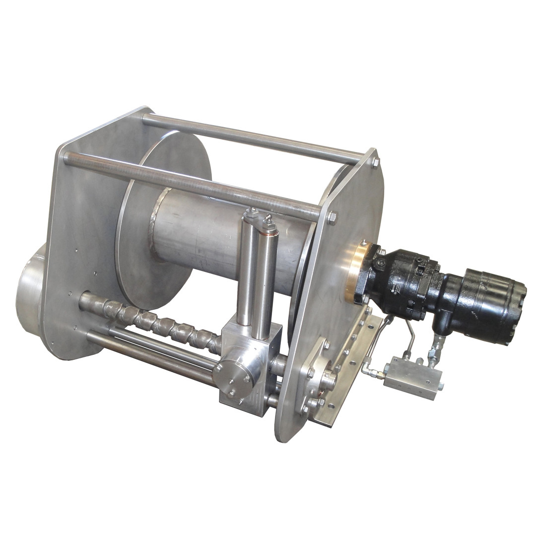 Kolstrand 16D14.3W Special Aluminum Winch with Diamond Screw Level Wind ...
