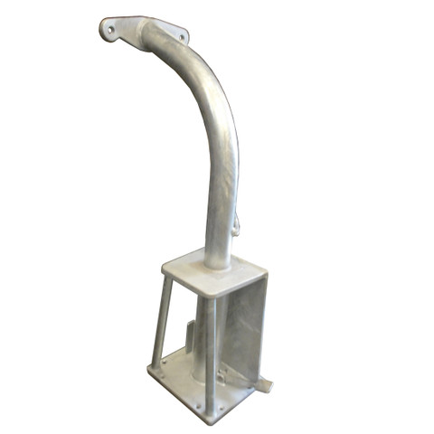 Kolstrand Square Plug-In Style Seine Davit Assembly with One Steel ...