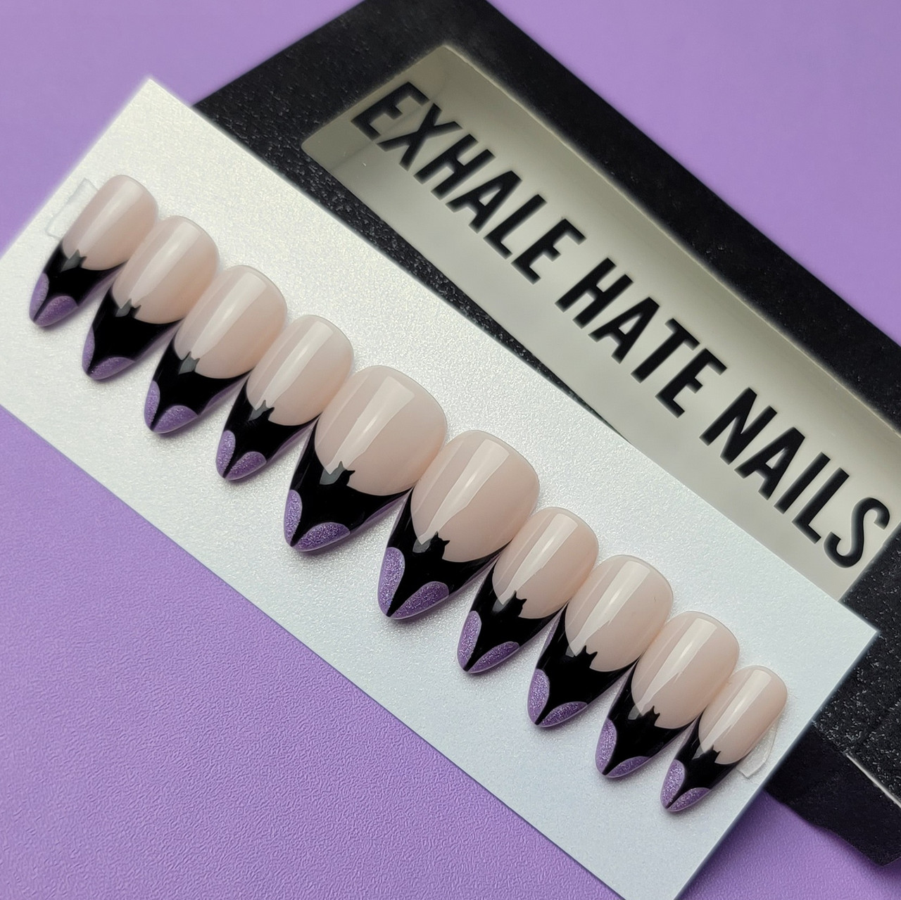 Gothic French Gel Press On Nails