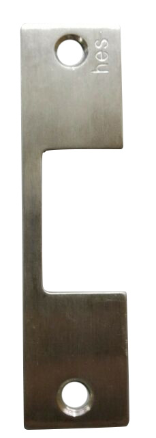 HES FP:J-630 - 4-7/8" x 1-1/4" square corner faceplate for 1006 series ...