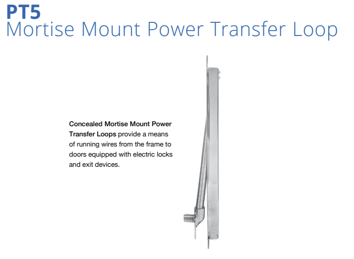 SDC PT-5 - Concealed Power Transfer - Pacific Lock Supply
