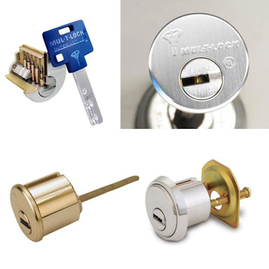 MUL-T-LOCK 853B RIM1HT 26 S - MT5+ Rim cylinder w/ horizontal tailpiece ...