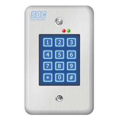 SDC 918 - EntryCheck Indoor - stand alone digital keypad, single entry ...