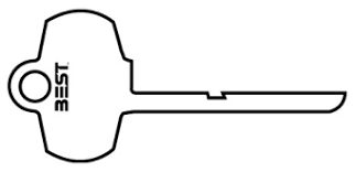 BEST 9A9 - Extractor Key - Pacific Lock Supply