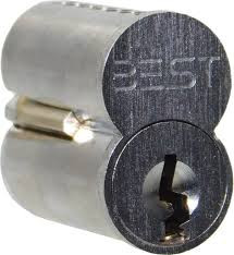 BEST 1C7F1626 - Standard Core- 7 pin, F keyway, uncombinated-satin ...