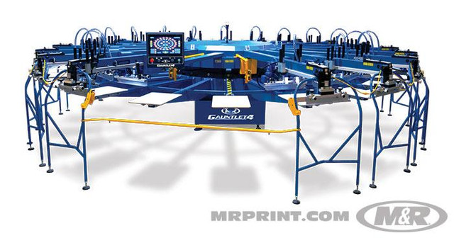 GAUNTLET 4 Automatic Screen Printing Press - Screen Printers Warehouse