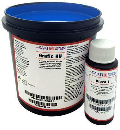 SAATI Grafic HU Dual-Cure Emulsion for UV, Plastisol, Solvent, and ...