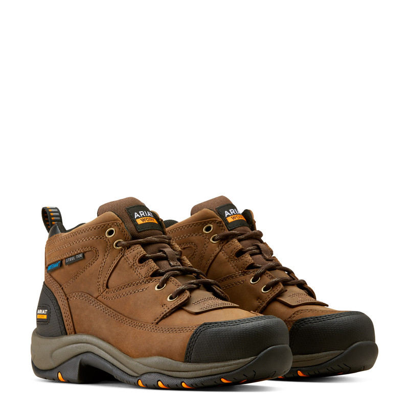 ARIAT WMS DURATERRAIN H20 STEEL TOE- BROWN - Airds Of Lochinvar