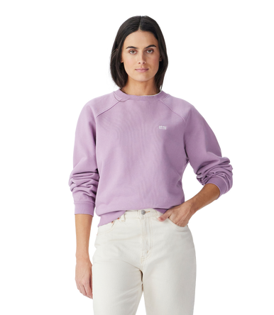 RMW HERITAGE EASY CREW JUMPER LILAC - Airds Of Lochinvar