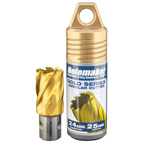 Holemaker Gold Series Annular Cutter 24mm x 25mm DOC - TWL NZ