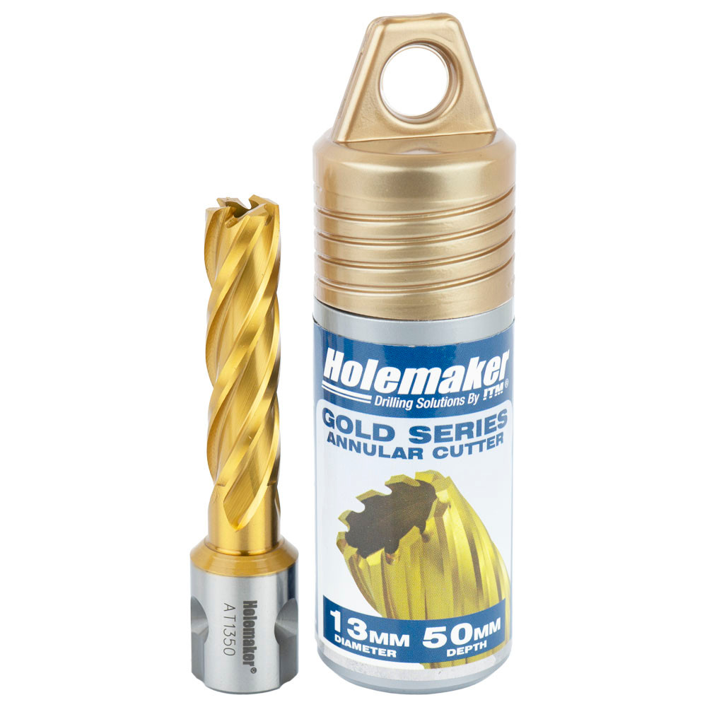 Holemaker Gold Series Annular Cutter 13mm x 50mm DOC - TWL NZ