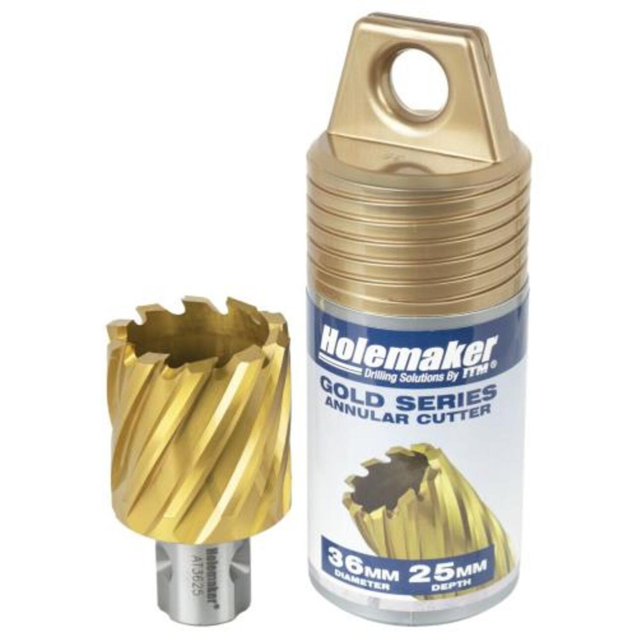 Holemaker Gold Series Annular Cutter 36mm x 25mm DOC - TWL NZ