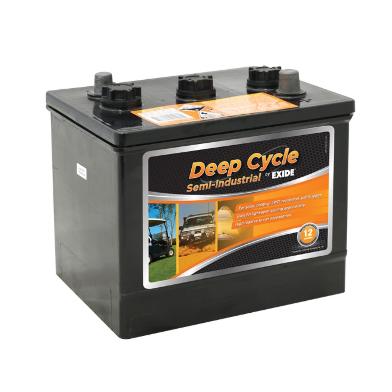 Exide Deep Cycle Semi-Ind Battery 95Ah 6V- 600CCA (Assy A) - TWL NZ