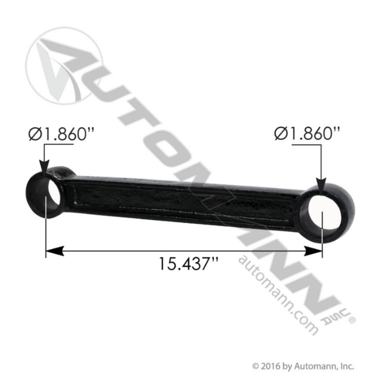 Torque Rod 15.5" Fruehauf - Non Adjustable - TWL NZ