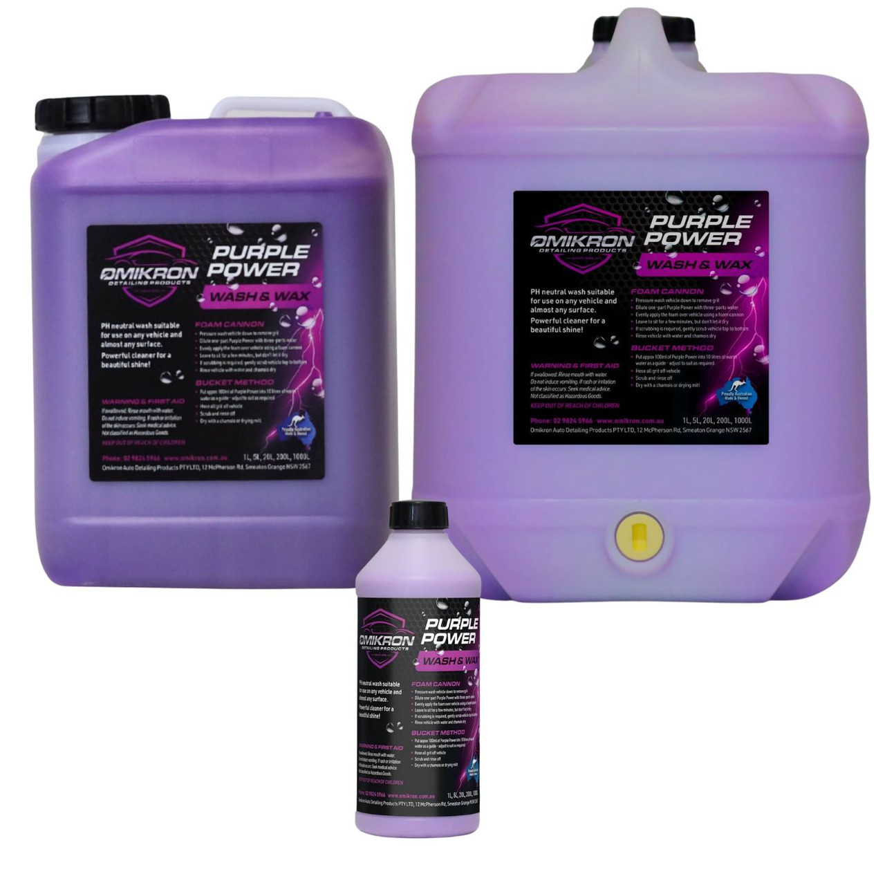 Omikron Purple Power Wash & Wax - TWL NZ