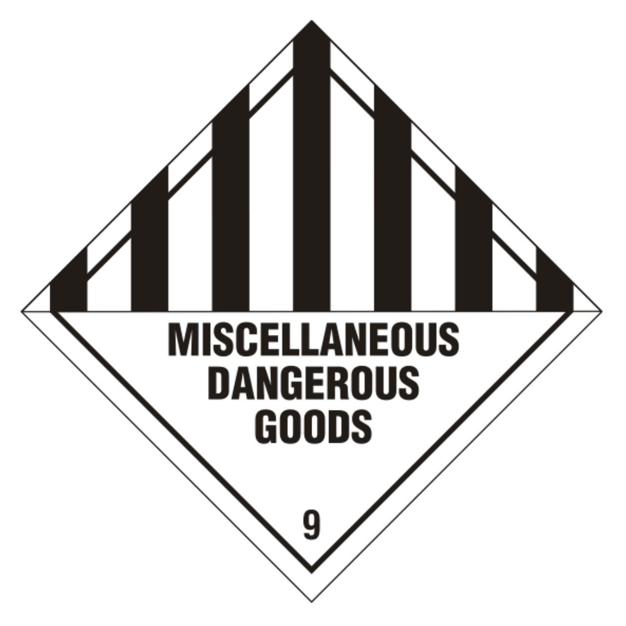 DG Label PVC 295x295 Misc Dangerous Goods - TWL NZ