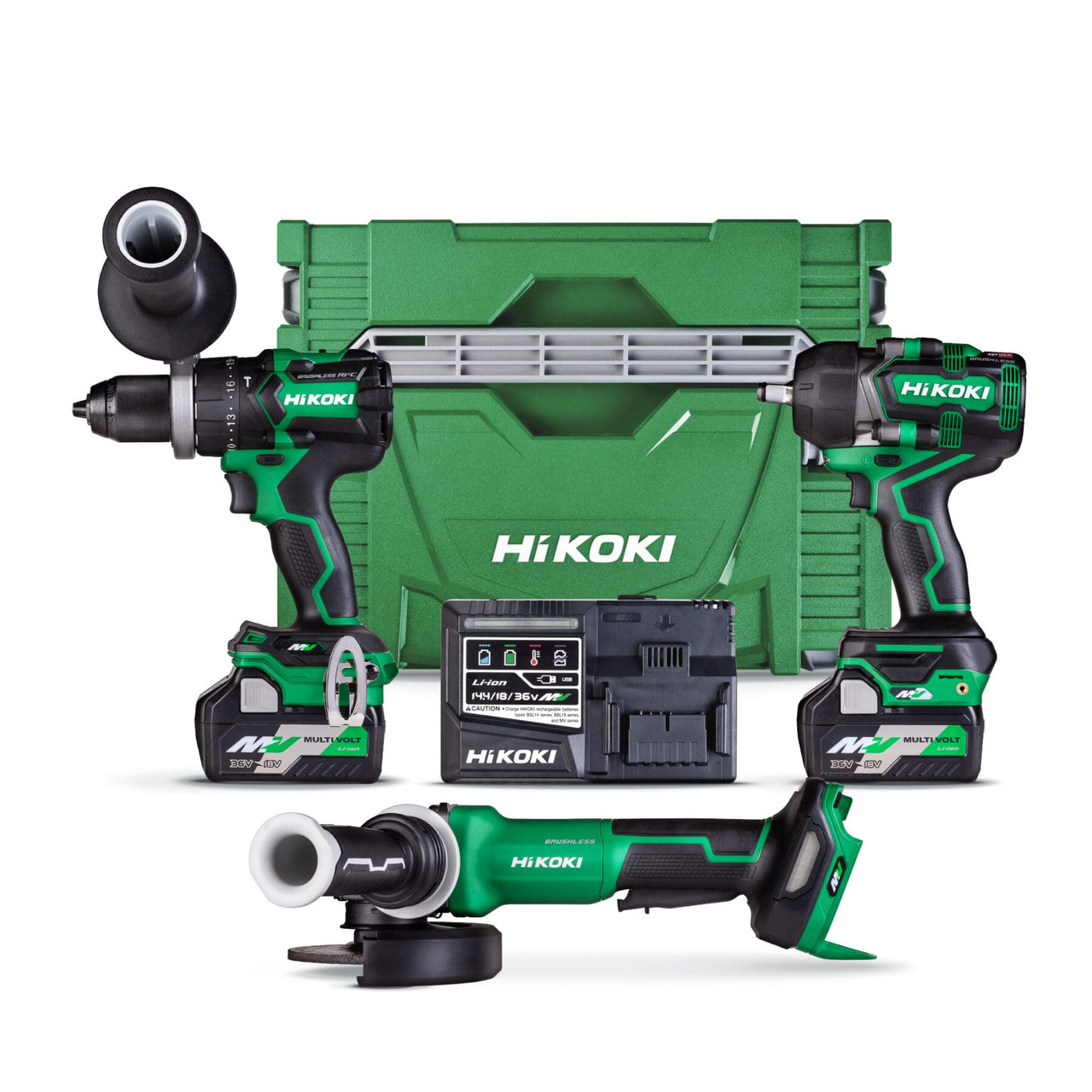 HiKOKI 36V Premium Brushless 3-Tool Kit - TWL NZ