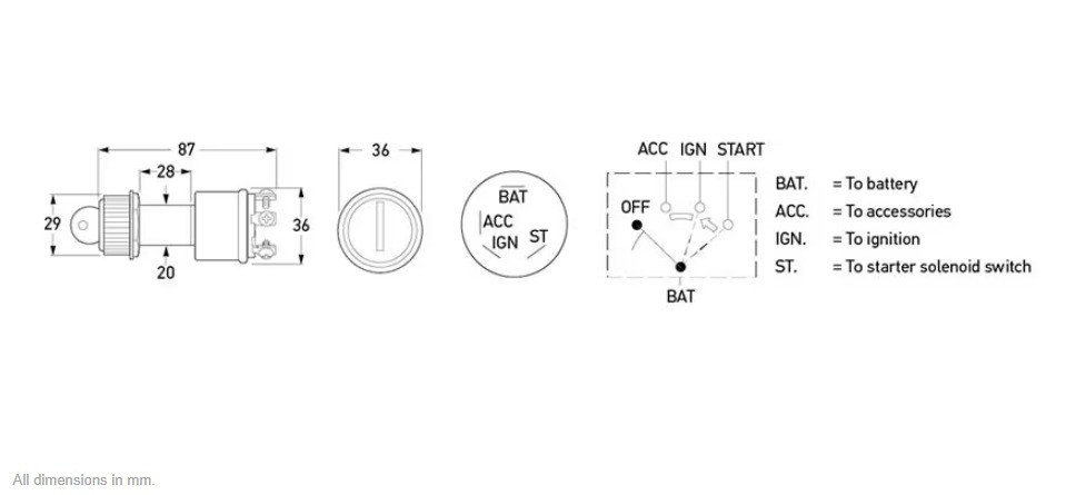 Hella Switch Marine Ignite And Start - TWL NZ