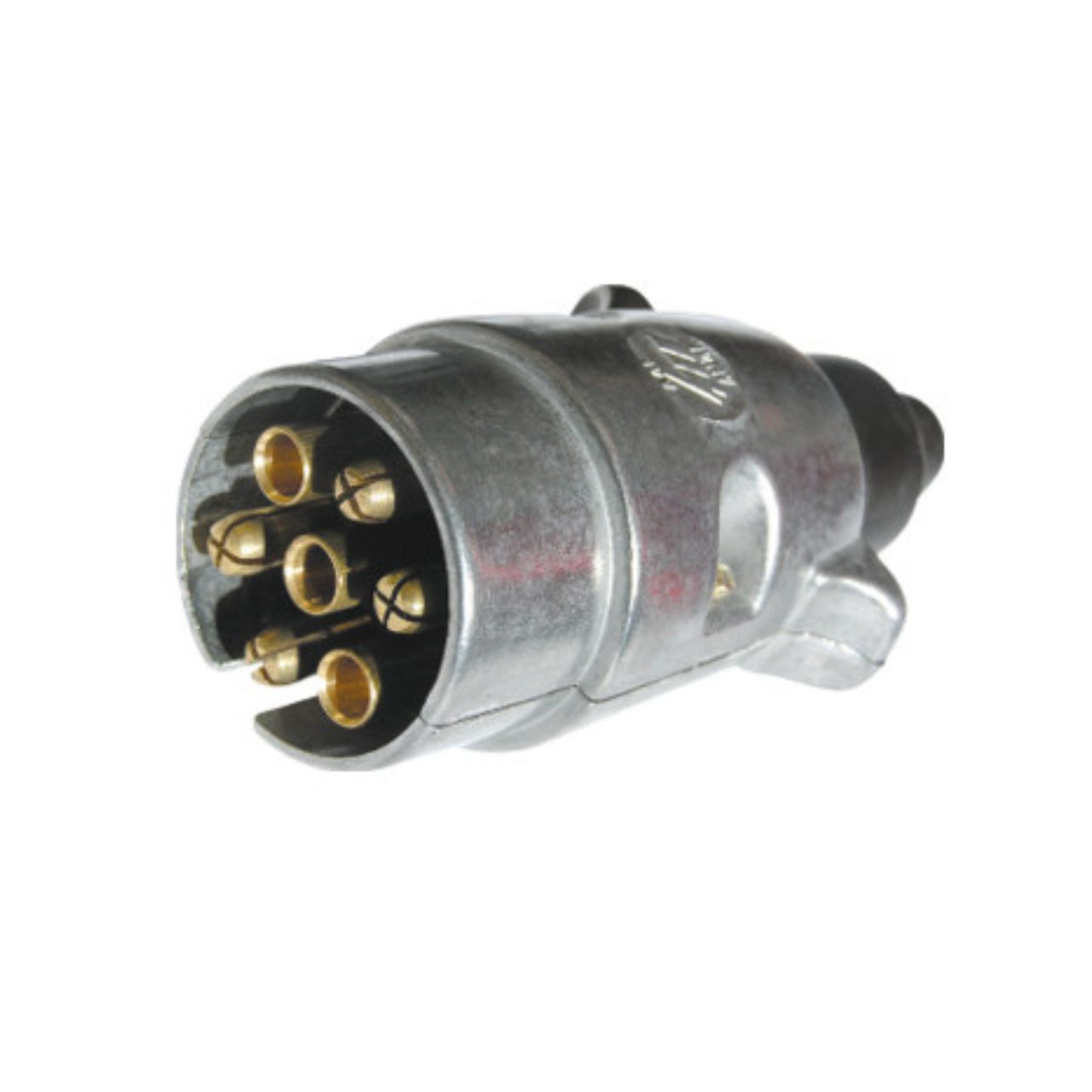 Hella Trailer Plug Round 7 Pin Metal - TWL NZ