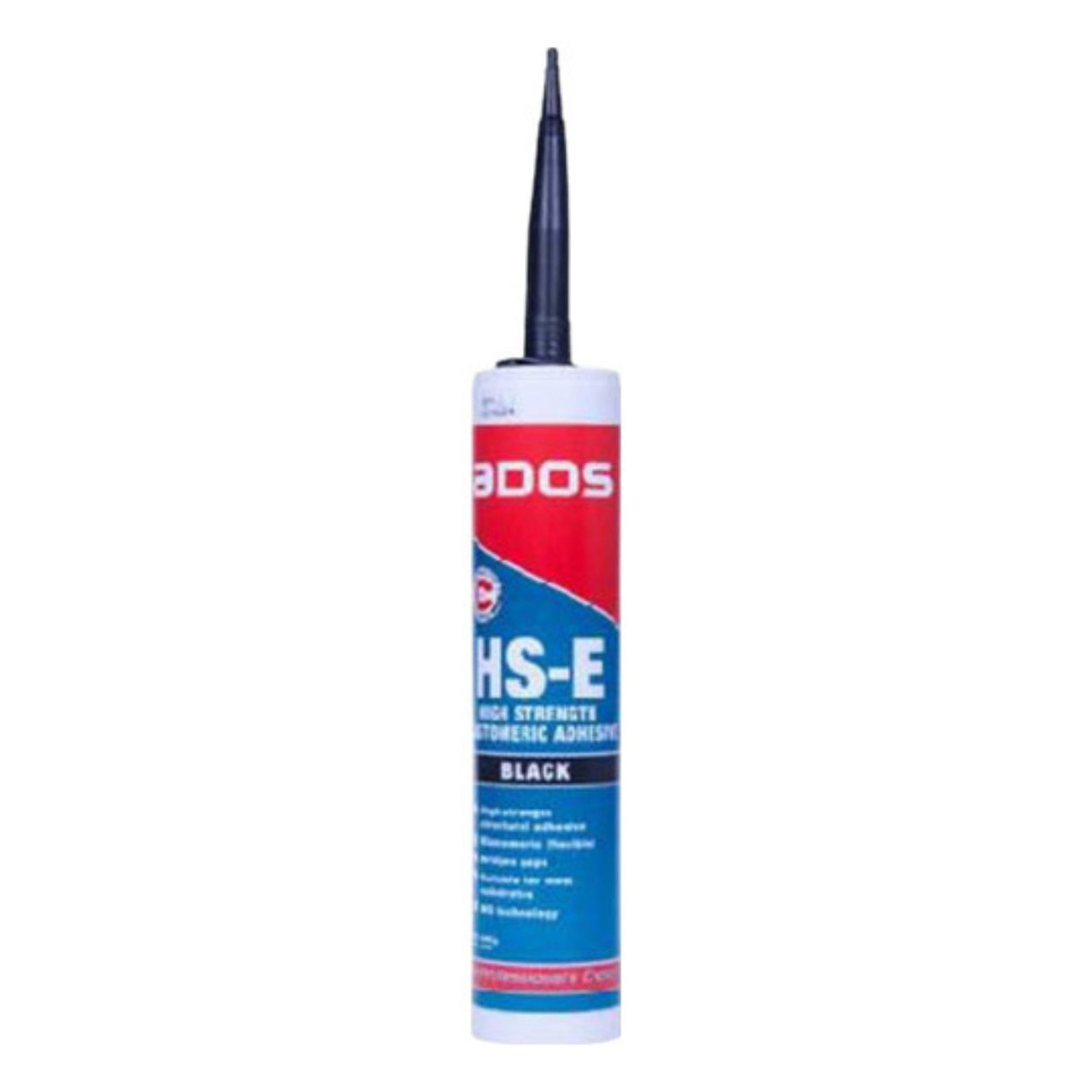 ADOS HS-E High Strength Elastomeric Adhesive Black 400gm - TWL NZ