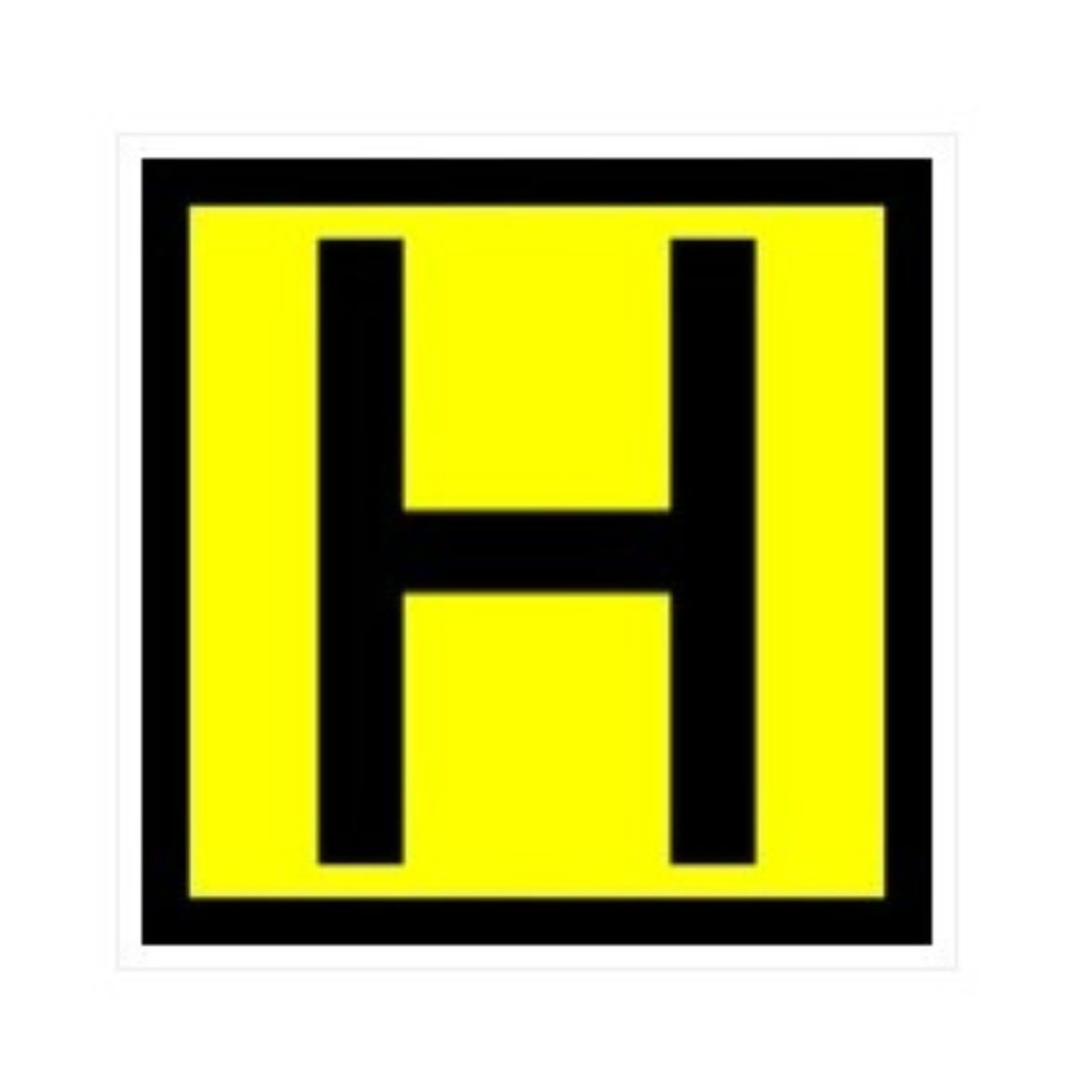 H Label Self Adhesive 200 x 200 - TWL NZ