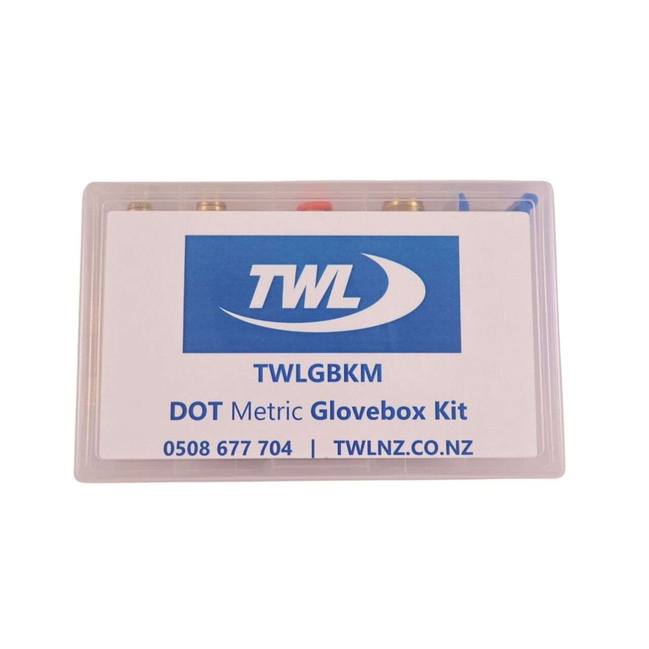 TWL DOT Brass Fittings Glove Box Kit Metric - TWL NZ