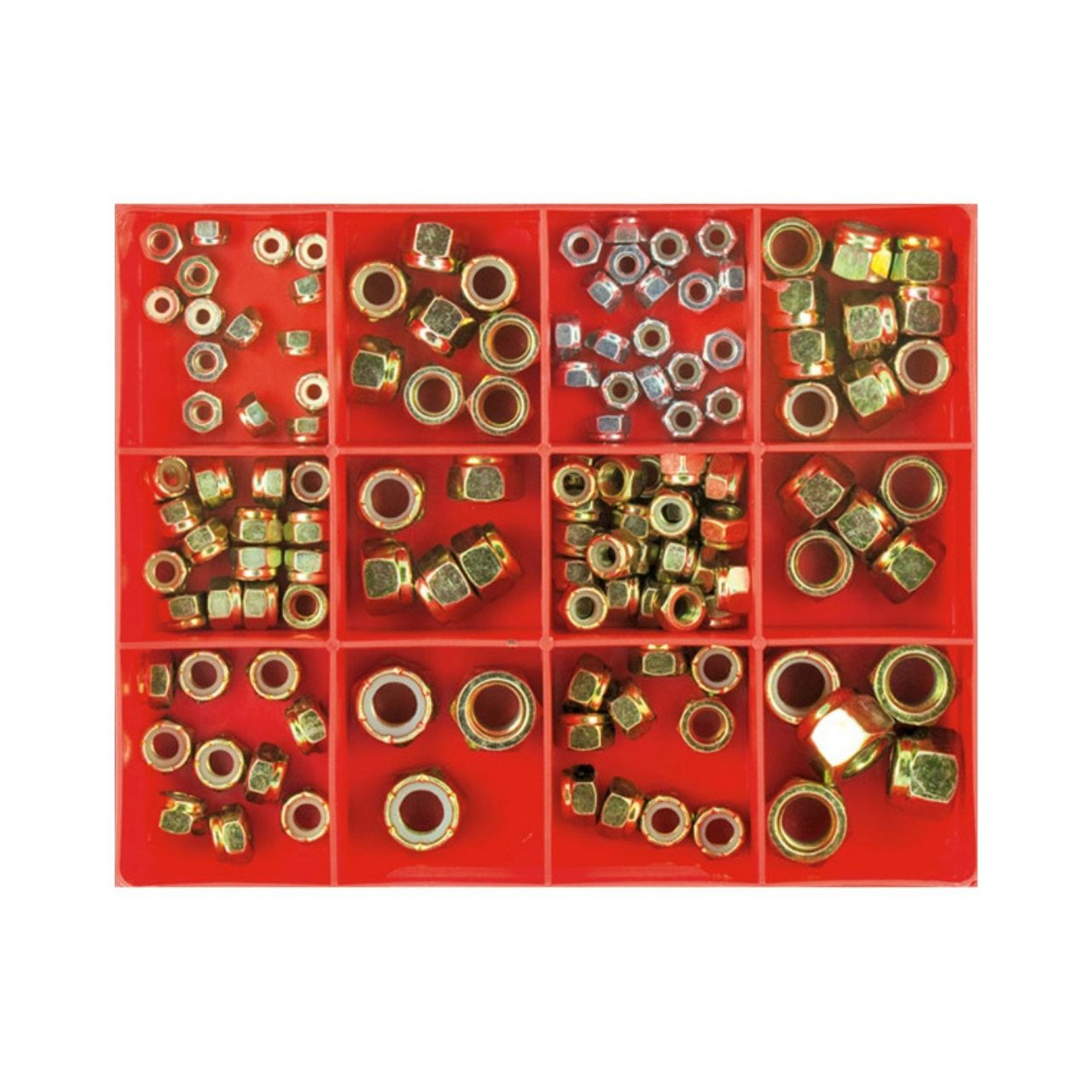 Champion UNC,UNF Self Lock Nut Assortment 131pc - TWL NZ