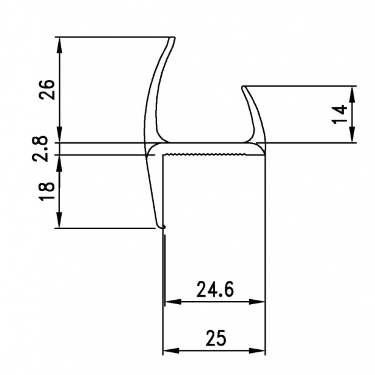 J Seal 25mm x 3000mm - TWL NZ