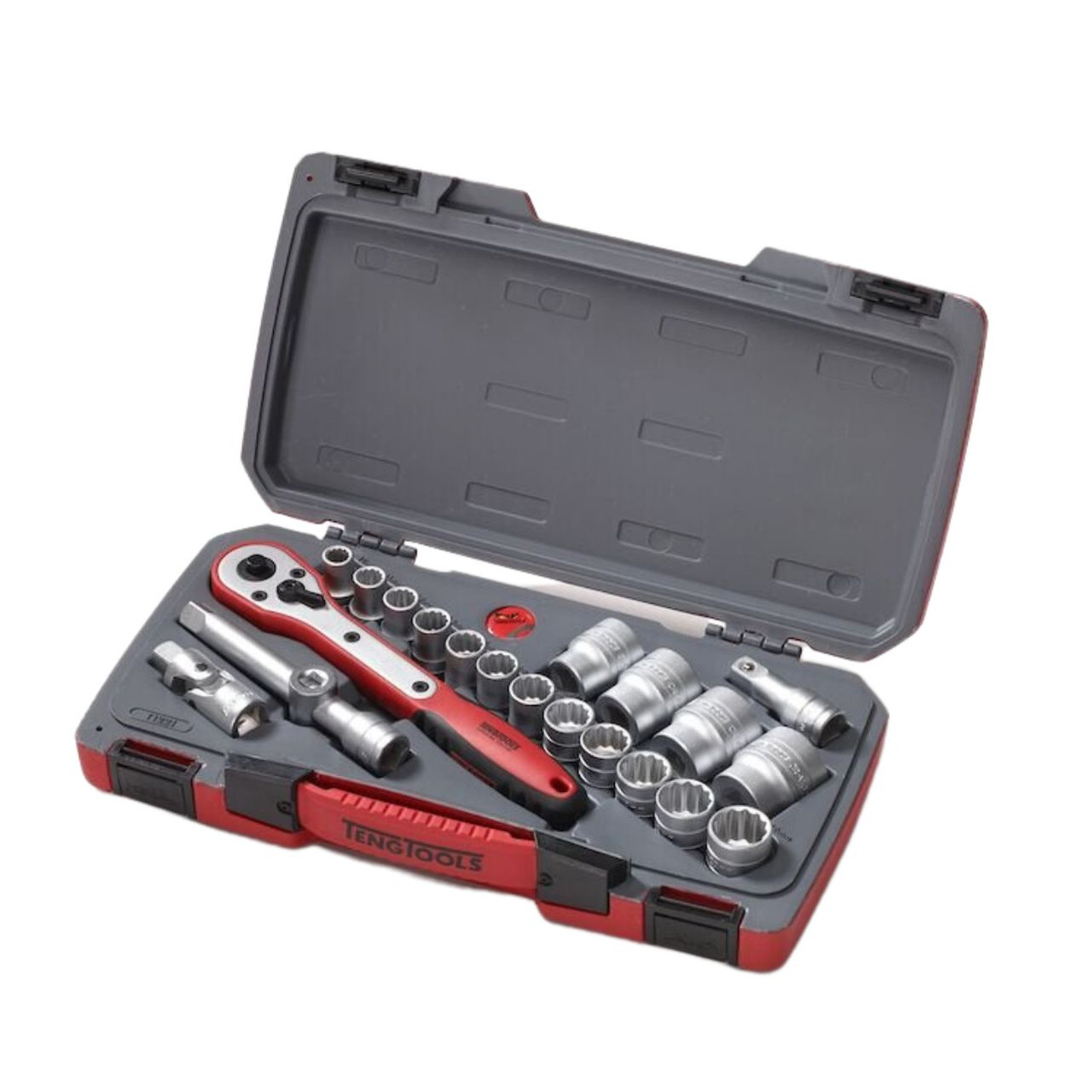 Teng 1/2"Dr Standard Socket Set Metric 12Point 21pc - TWL NZ