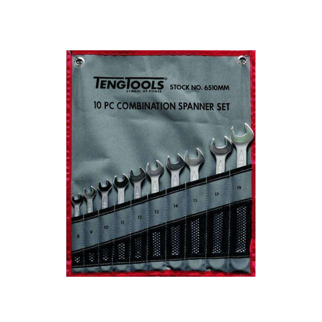 Teng Combination Metric Spanner Set (Wallet) 8-19mm 10pc - TWL NZ