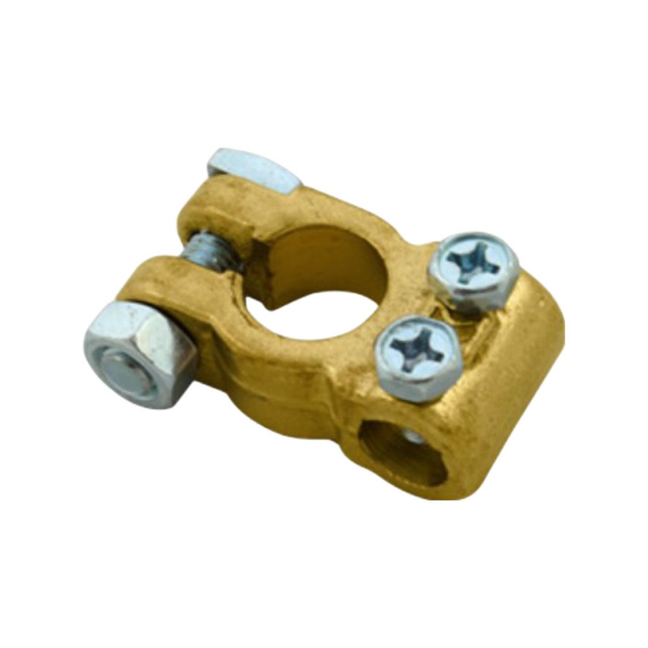 Battery Terminal, HD, Negative, Clamp Bolts, Side Entry - TWL NZ