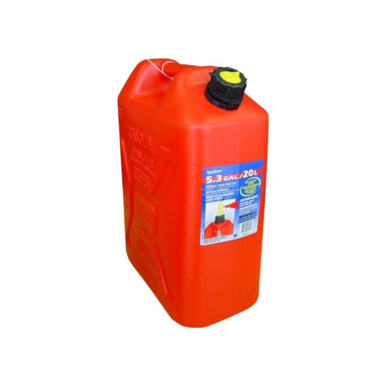 Scepter Petrol Can Military Style Red 20L - TWL NZ