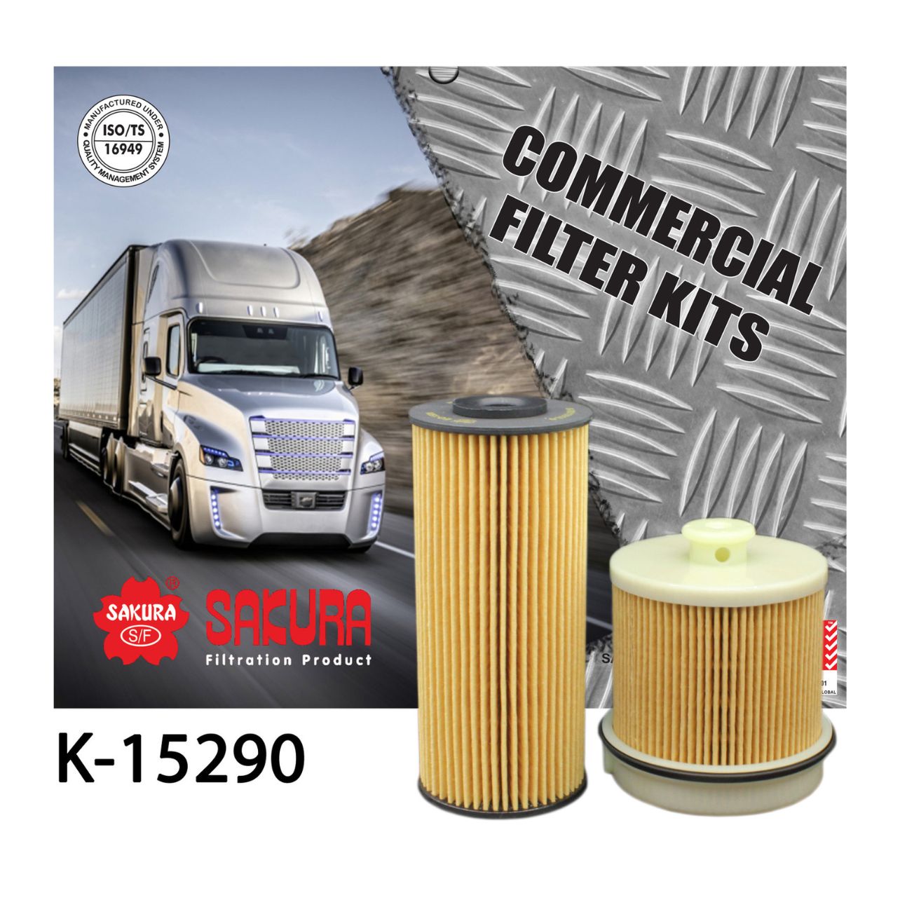Sakura Filter Kit Isuzu 4JJ1-T 08-on - TWL NZ