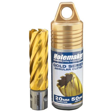 Holemaker Gold Series Annular Cutter 20mm x 50mm DOC - TWL NZ