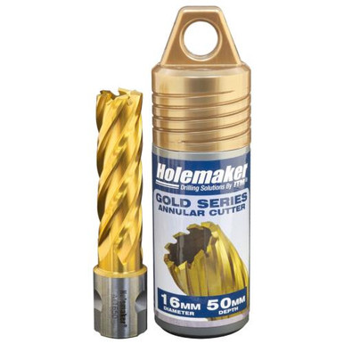 Holemaker Gold Series Annular Cutter 16mm x 50mm DOC - TWL NZ