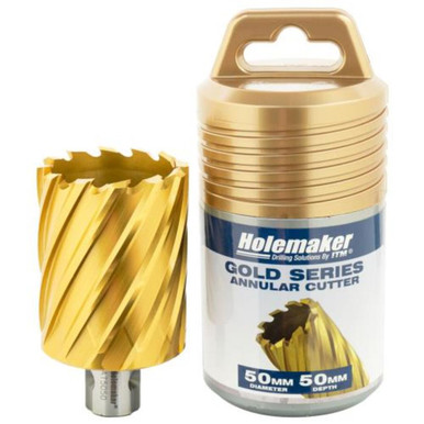 Holemaker Gold Series Annular Cutter 50mm x 50mm DOC - TWL NZ