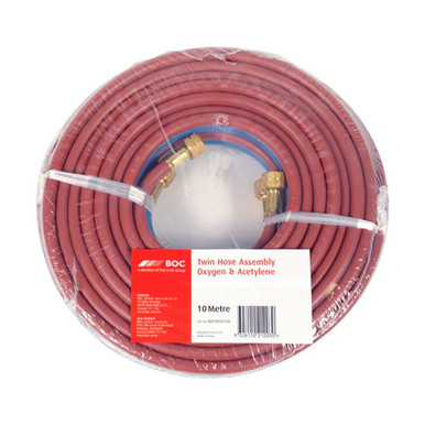 BOC Oxy-Acetylene Hose Twin Assembly 5mm x 10M - TWL NZ