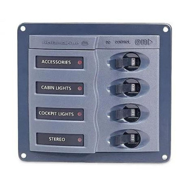 Hella Switch Panel 4 Way Circuit Breaker - TWL NZ