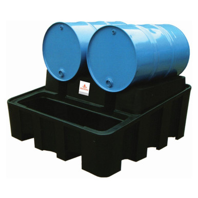 Alemlube Drum Rack Spill Containment 2 x 205L - TWL NZ
