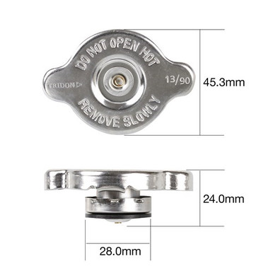 Tridon Radiator Cap - CB Small Japanese Bayonet 13/90 - TWL NZ